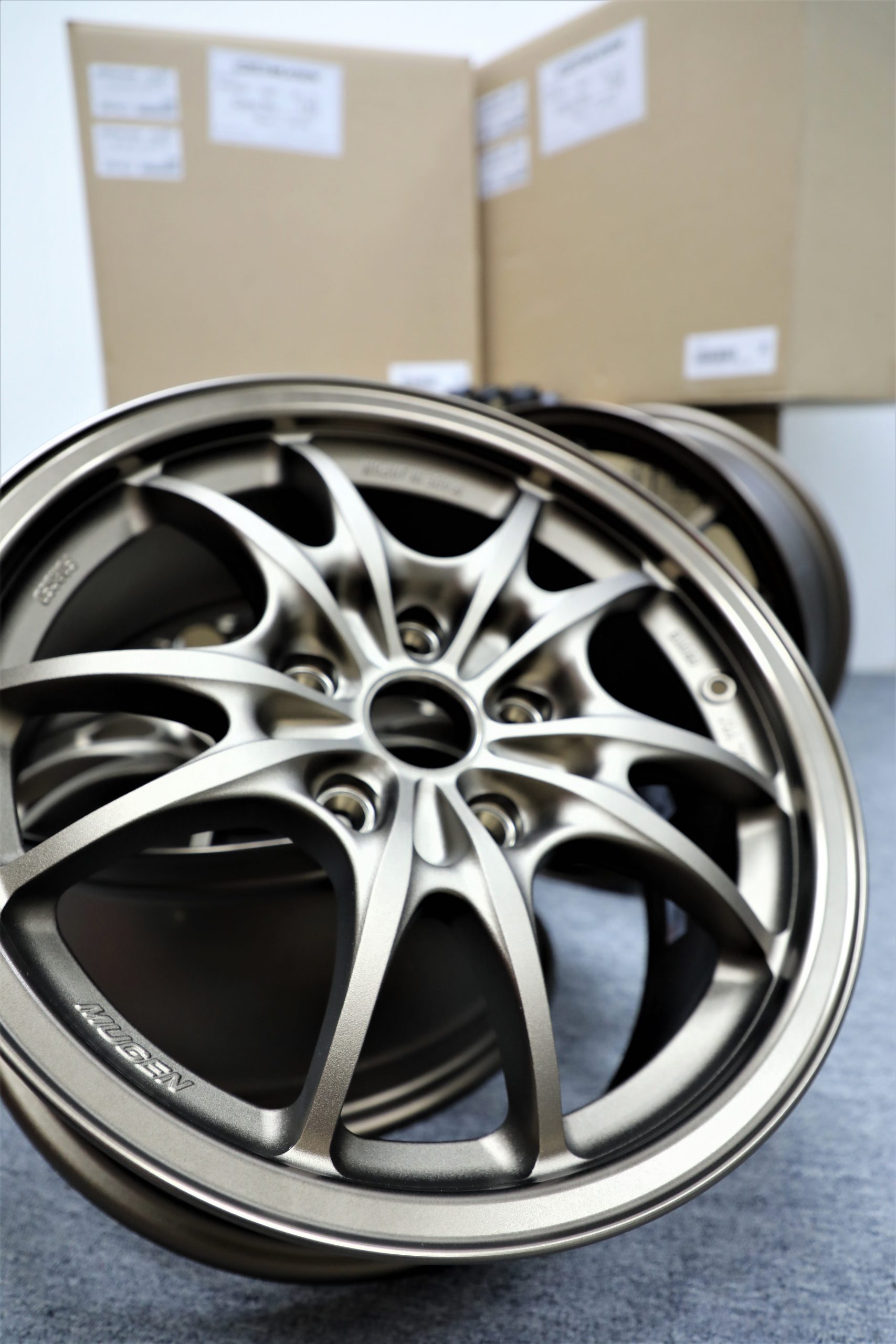 MUGEN MF10 Bronze Wheel Set (Brand New) - www.carfarm.com.hk